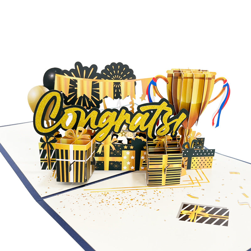 Pop Up Congrats Card – Desserts Delivered Bakery