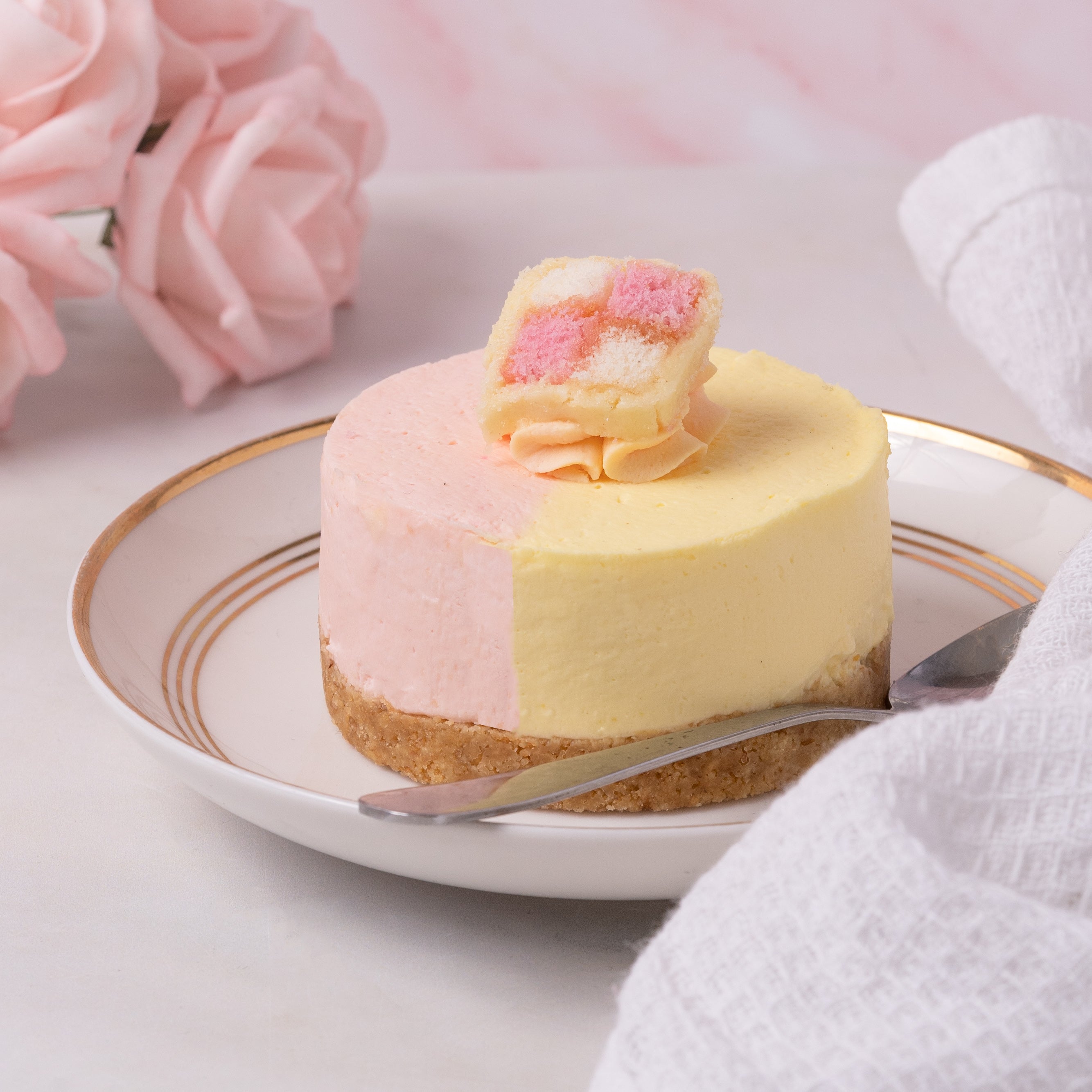 Battenberg Cheesecakes – Desserts Delivered Bakery