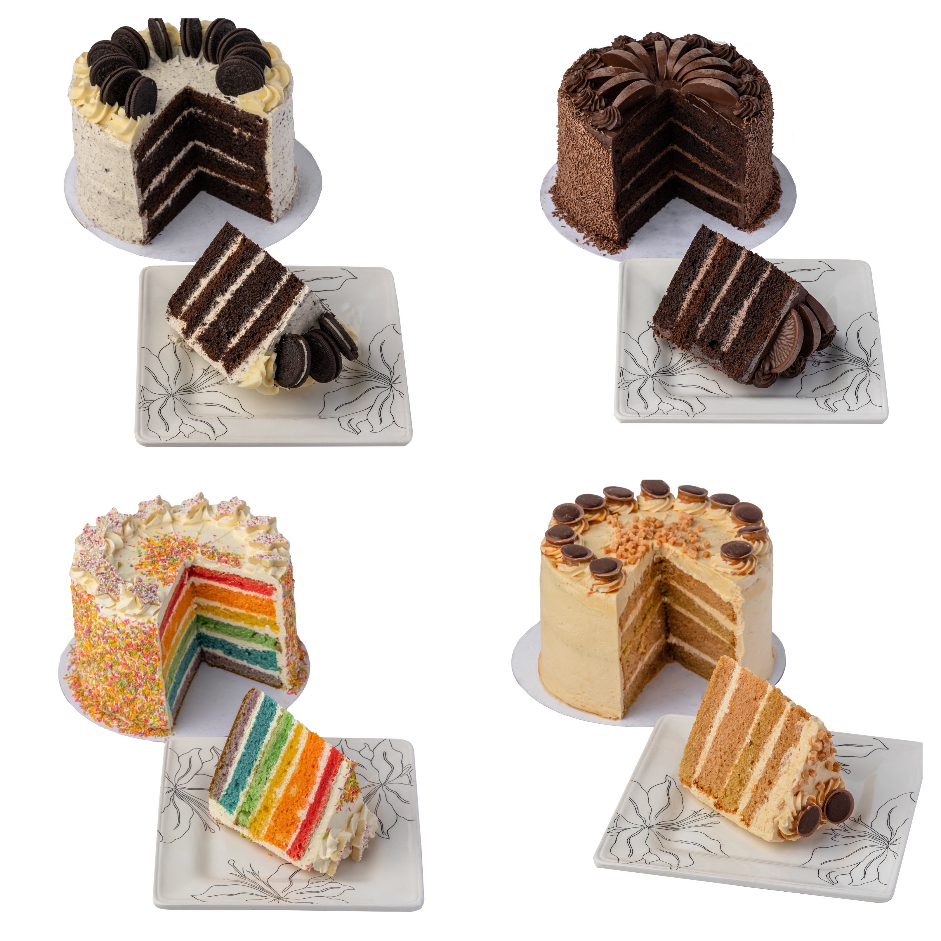 Cake Slice Box - Choose Your Own – Desserts Delivered Bakery
